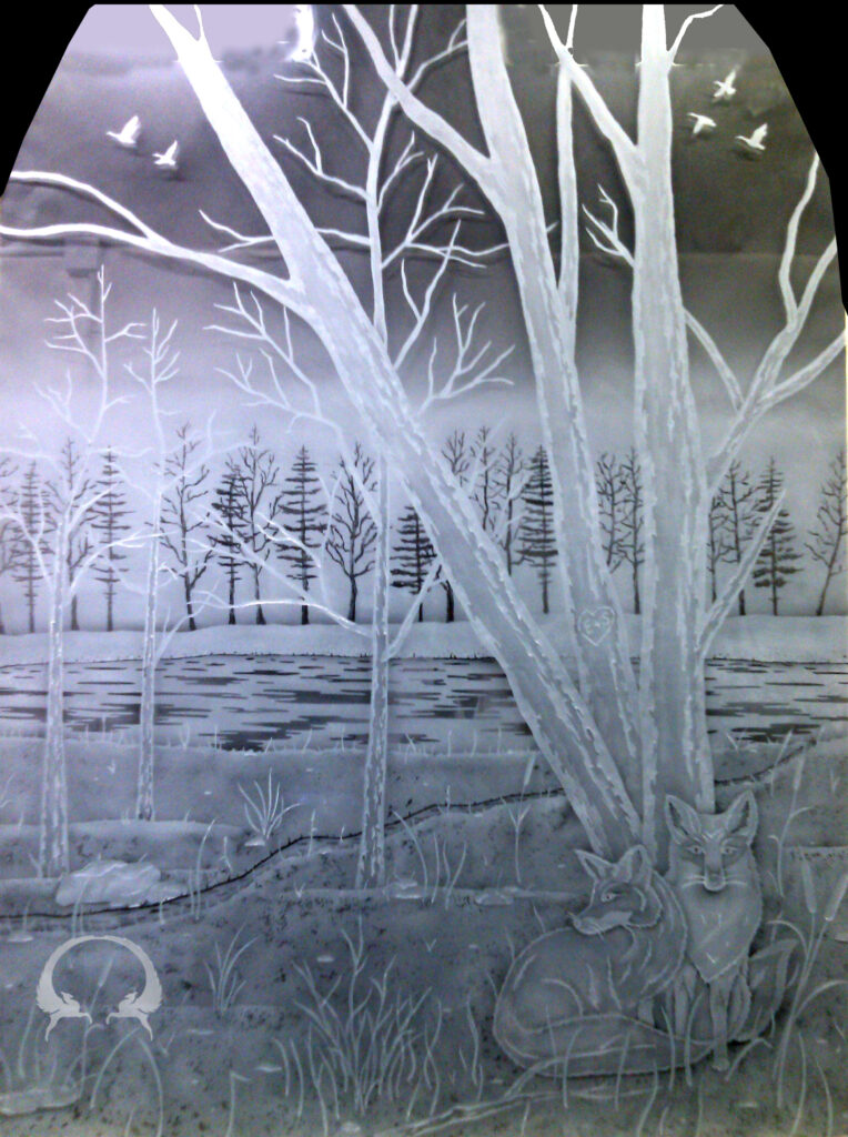 Carved Glass - Focal Point Creations